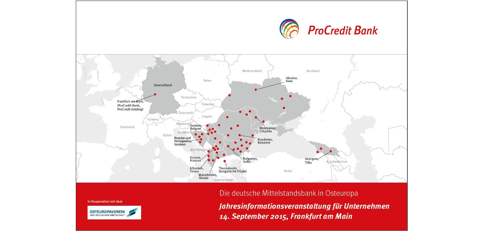 ProCredit banka se predstavlja nemačkim kompanijama | Kamatica