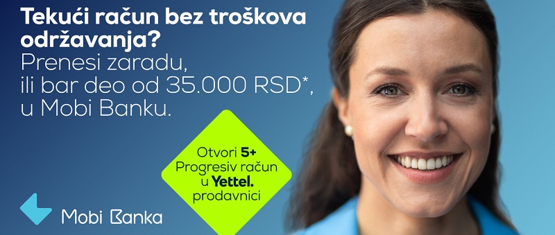 Mobi Banka ukida naknade za primaoce zarade | Kamatica